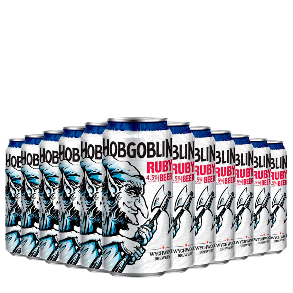 Kit Cerveja Hobgoblin Legend Ruby Beer Lt 500ml 12 Unidades - TodoVino