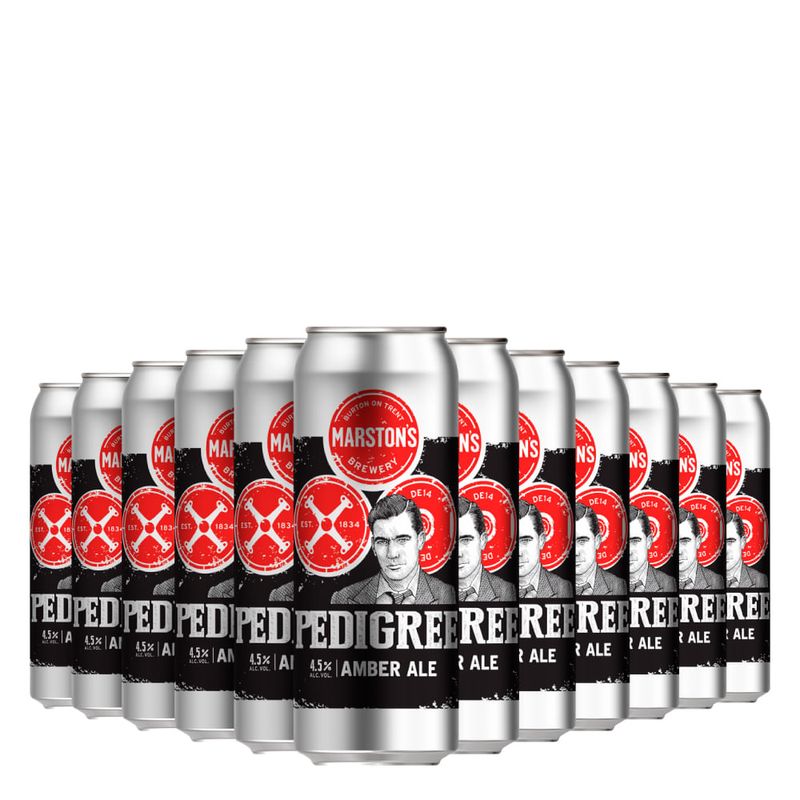 Kit Cerveja Marstons Pedigree Amber Ale Lt 500ml 12 Unidades - TodoVino