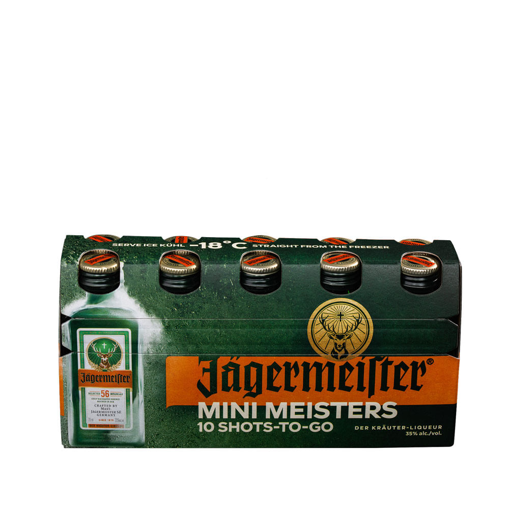 Jägermeister Mini Meisters | Kit com 10 Miniaturas - TodoVino